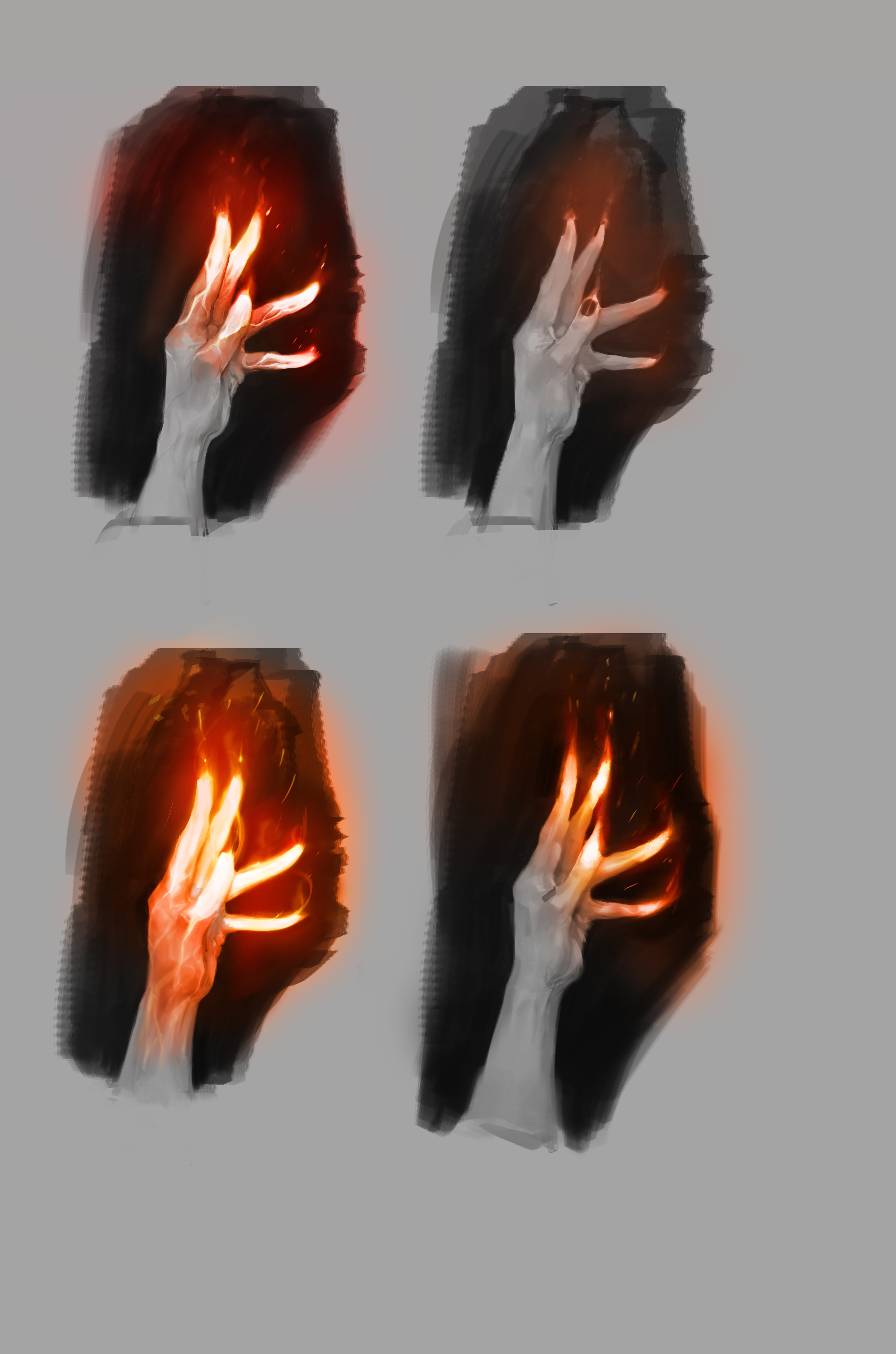 hand holding fire reference