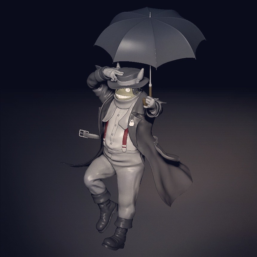 ArtStation - Totoro humanization