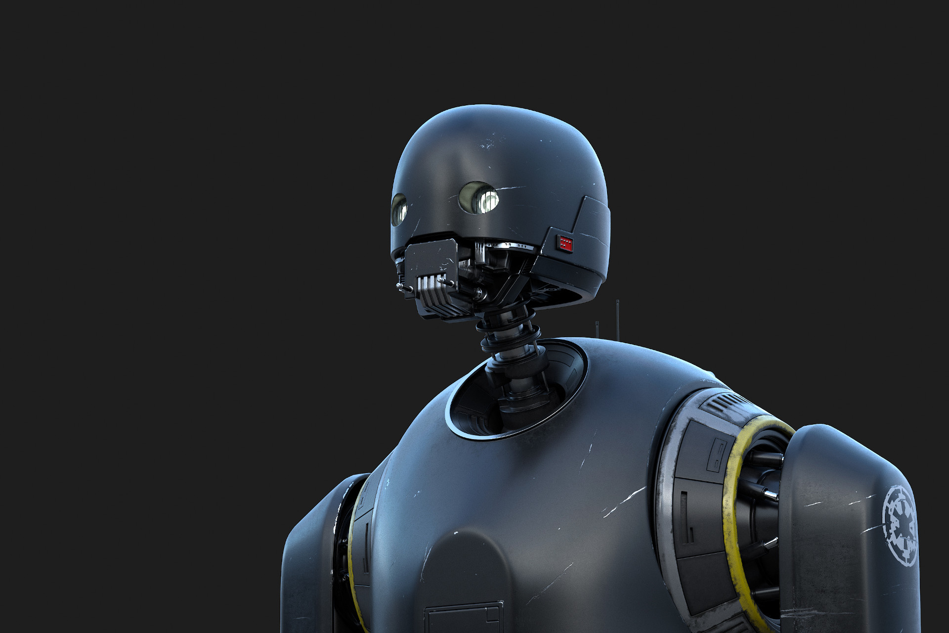 ArtStation - K-2SO (Kay-Tuesso) - WIP