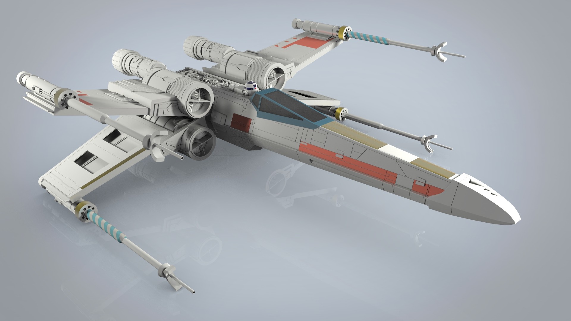 ArtStation - X-wing starfighter