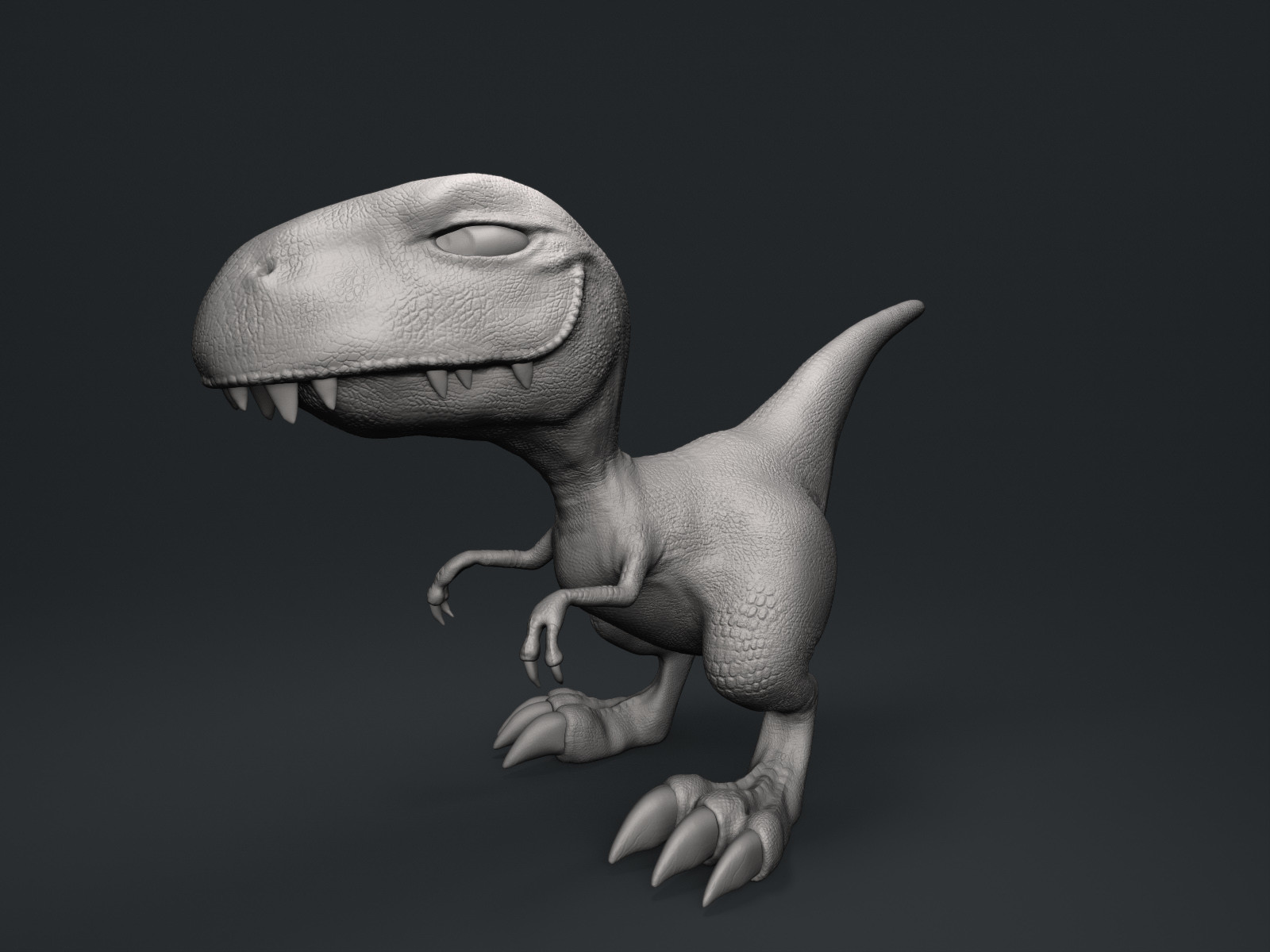 ArtStation - Cartoon Raptor