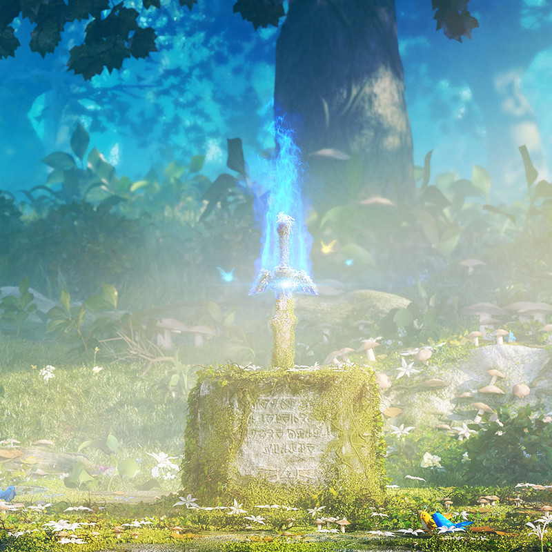 ArtStation - The Legendary Sword, Vitor Maccari