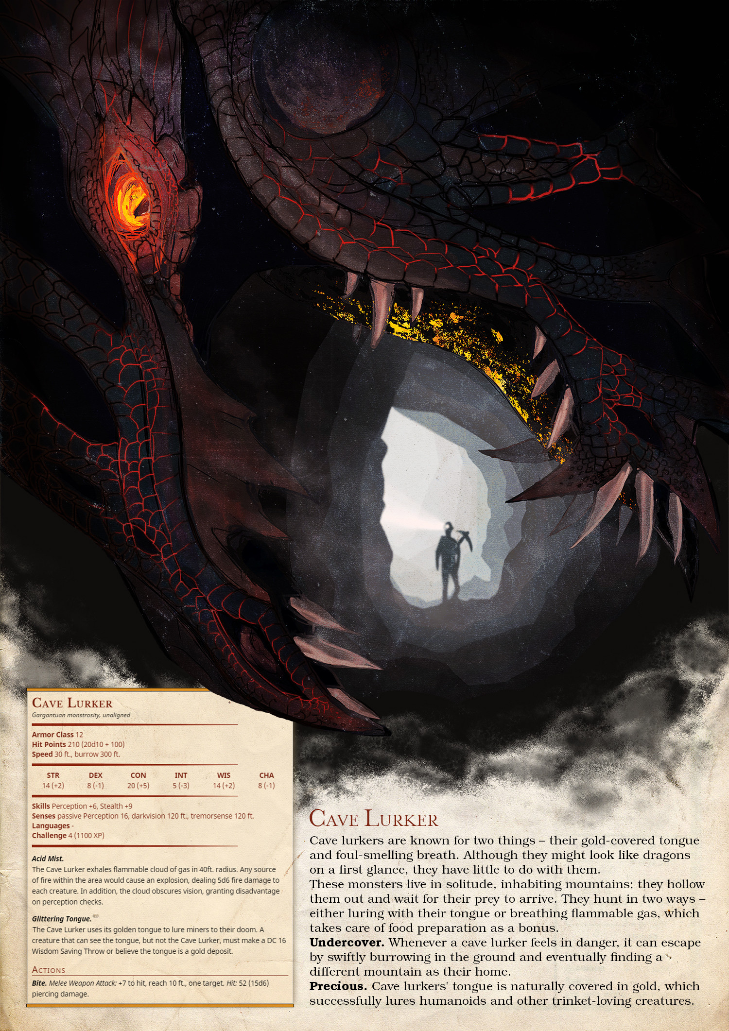 Jay Walczyk - Dungeons and Dragons - Cave Lurker