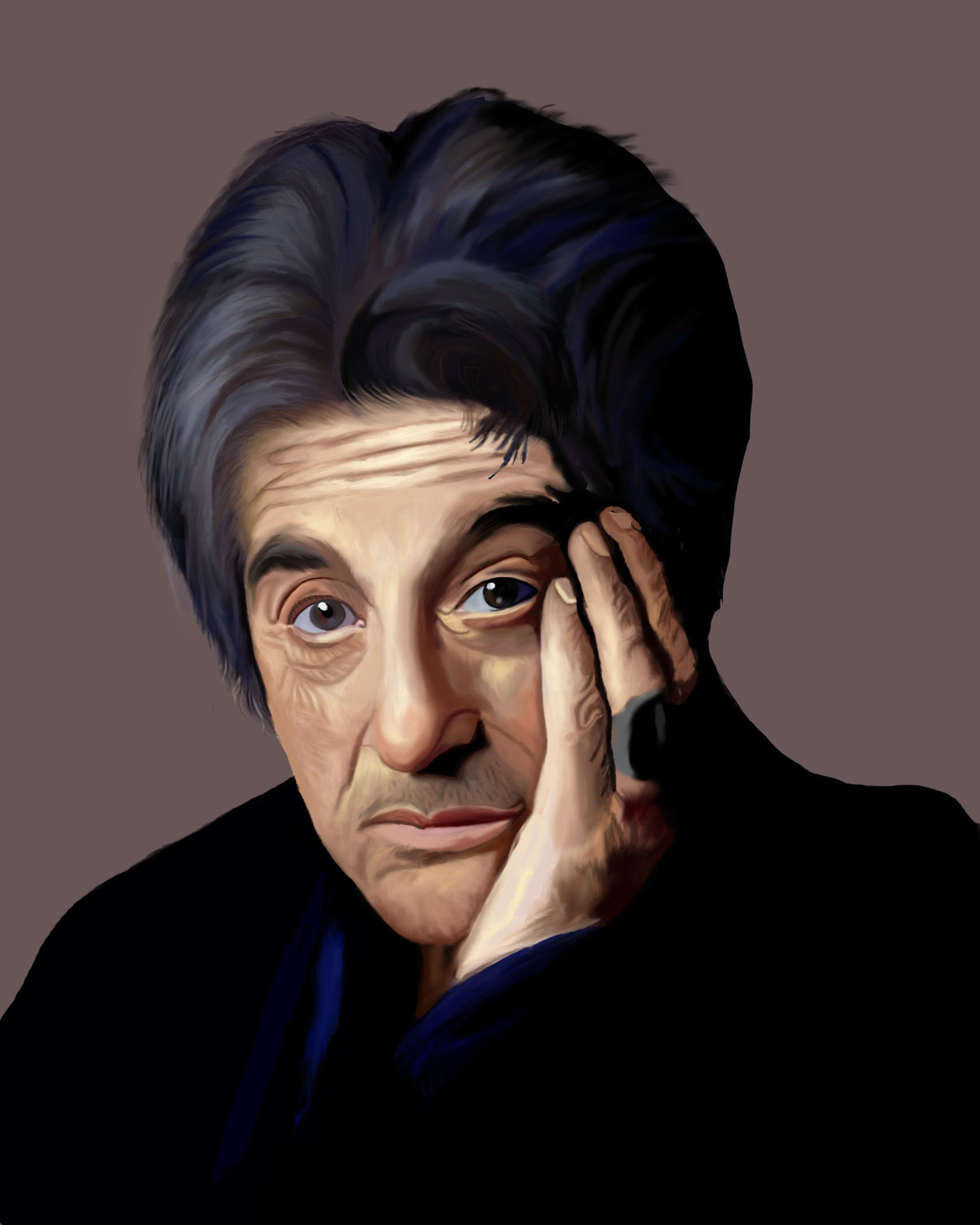 ArtStation - OLD MAN PAINTING