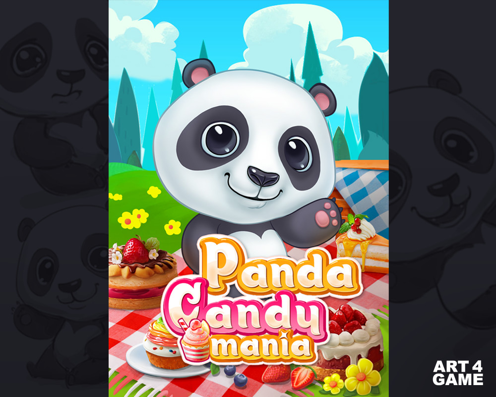 Art4 Game - Panda Cookie - Cakes