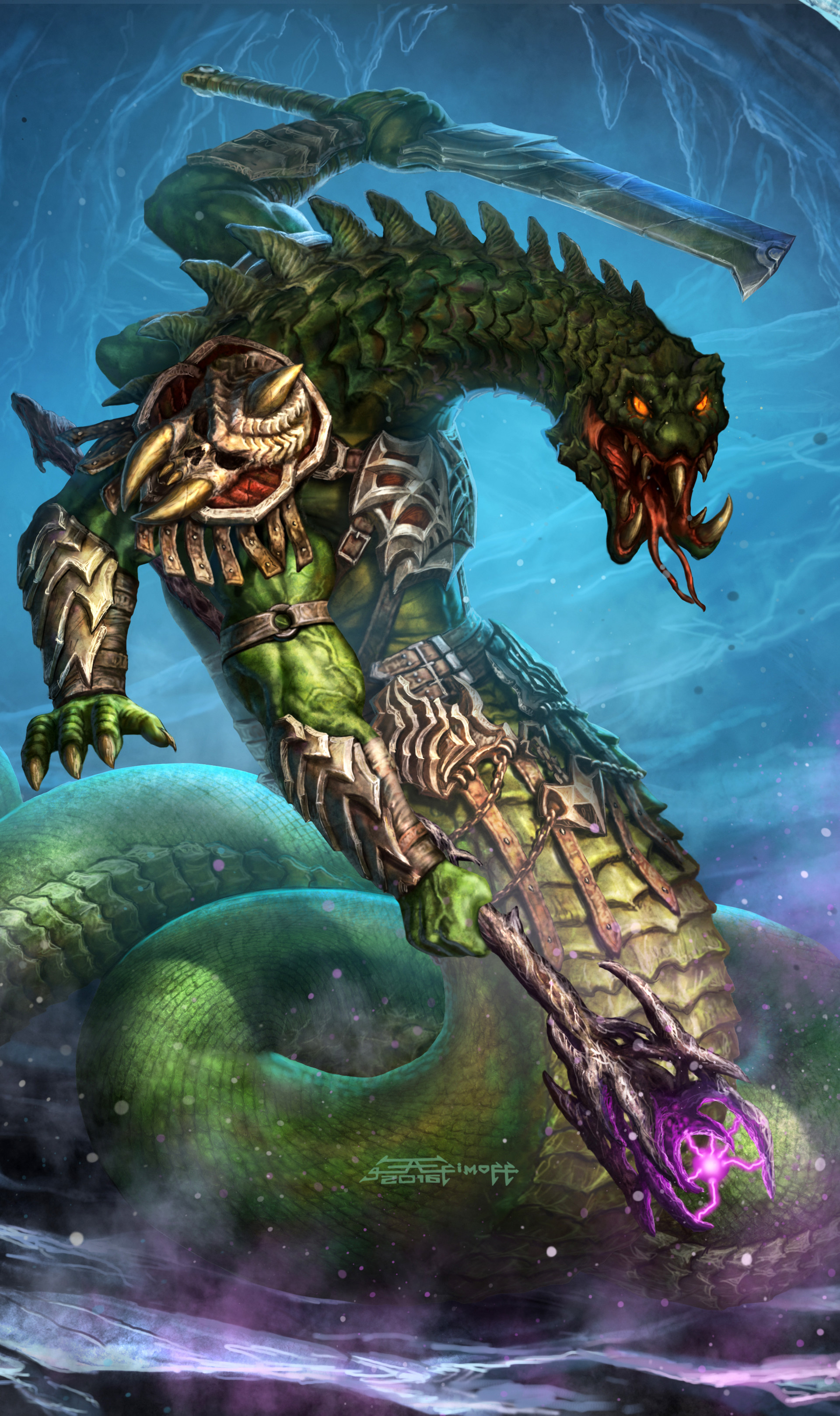 Edikt Art - Shaman - snake. Шаман - змей.