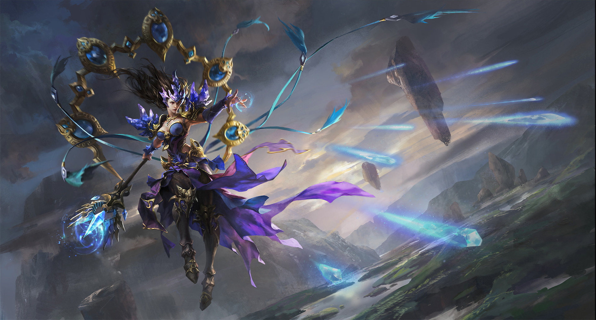 ArtStation - Marketing art of a mage for Tencent