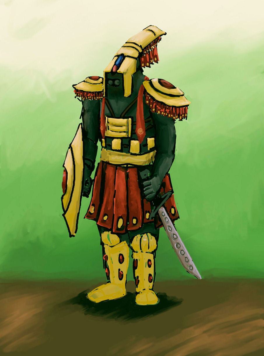 ArtStation - Alien warrior
