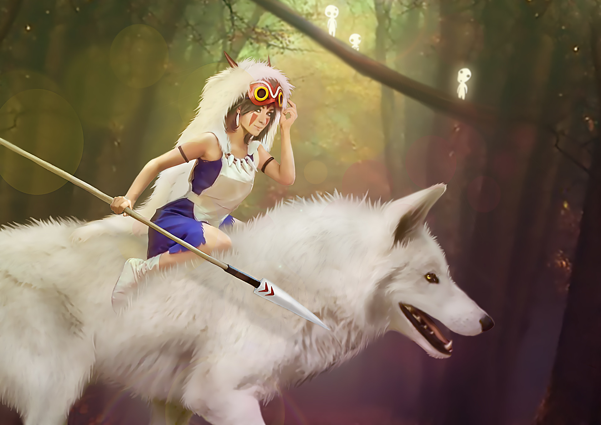 ArtStation - Princess Mononoke Fanart