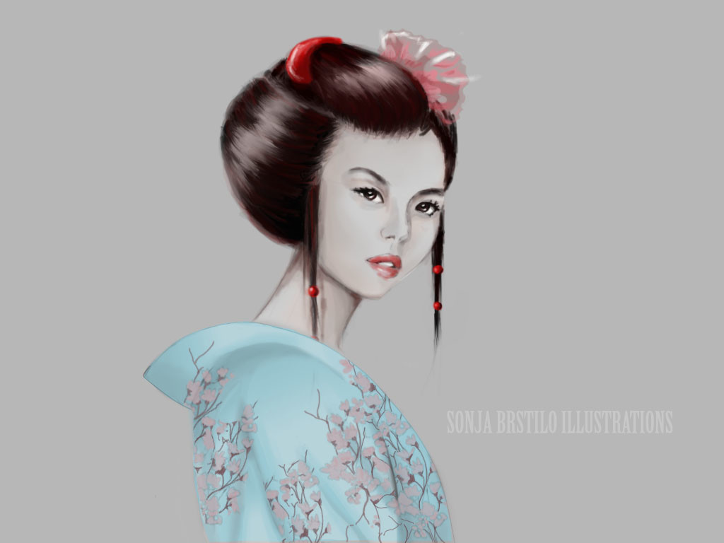 ArtStation - Japanese portrait