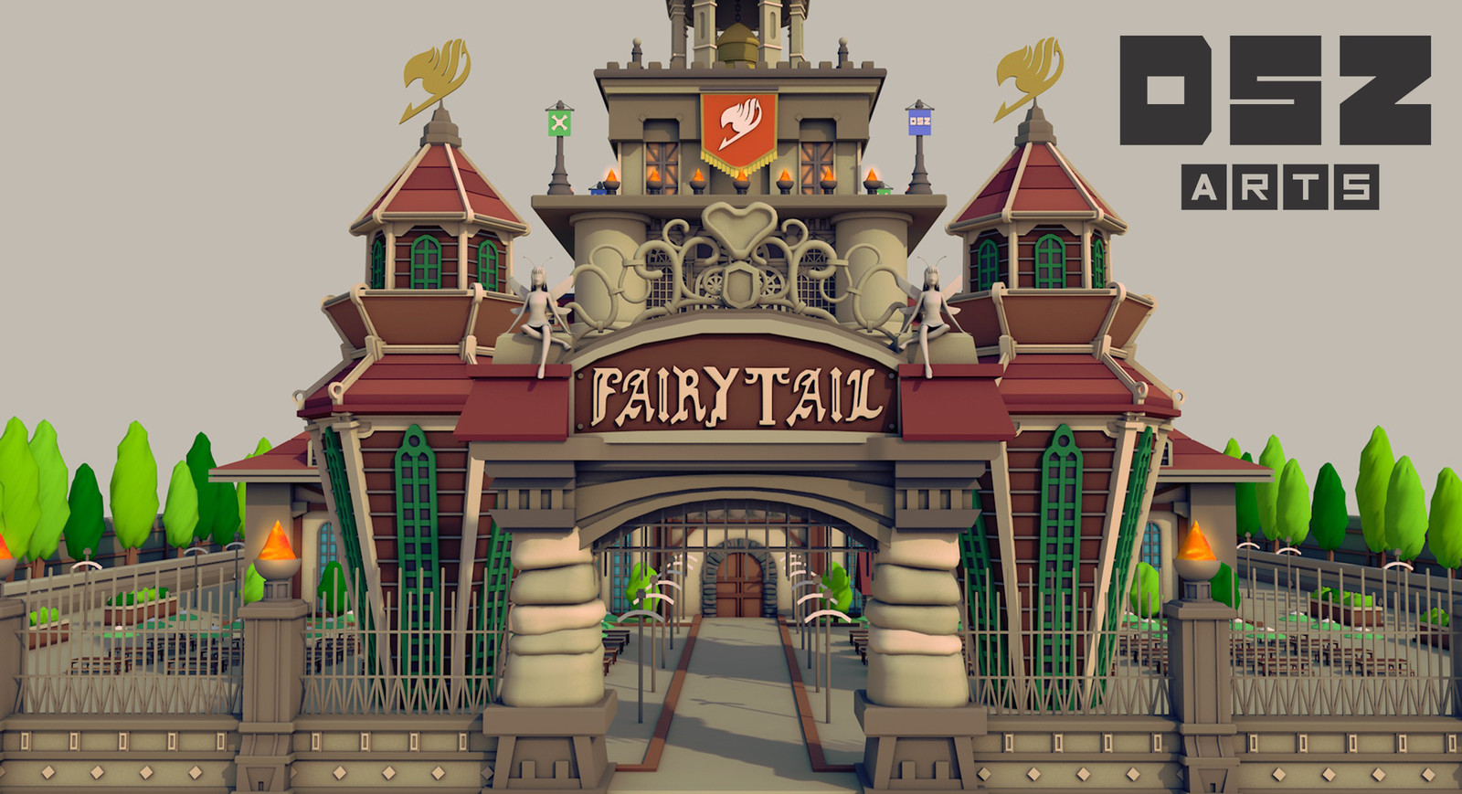 Yohan D'souza - Fairy Tail Guild Building