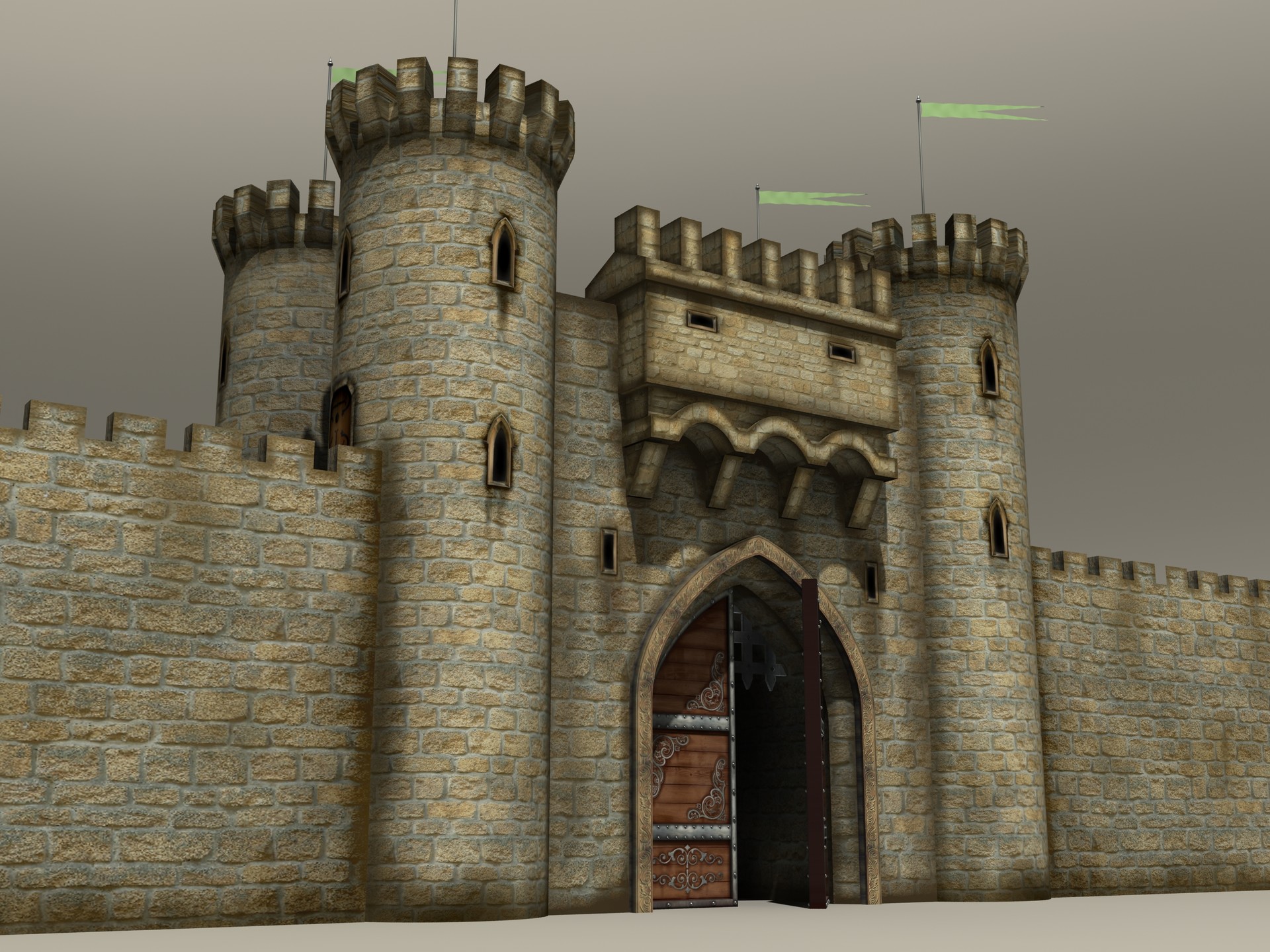 ArtStation - Medieval town - 1