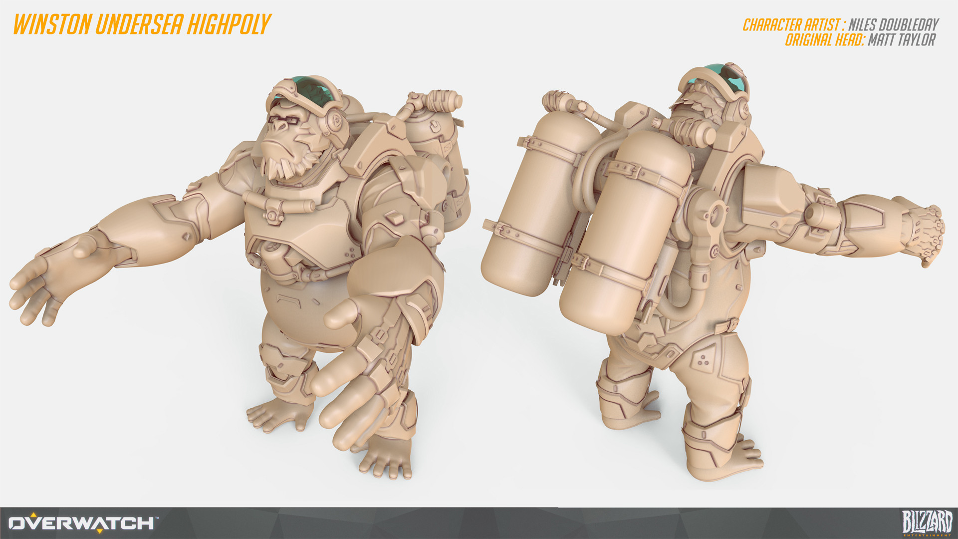 ArtStation - Winston Undersea Skin