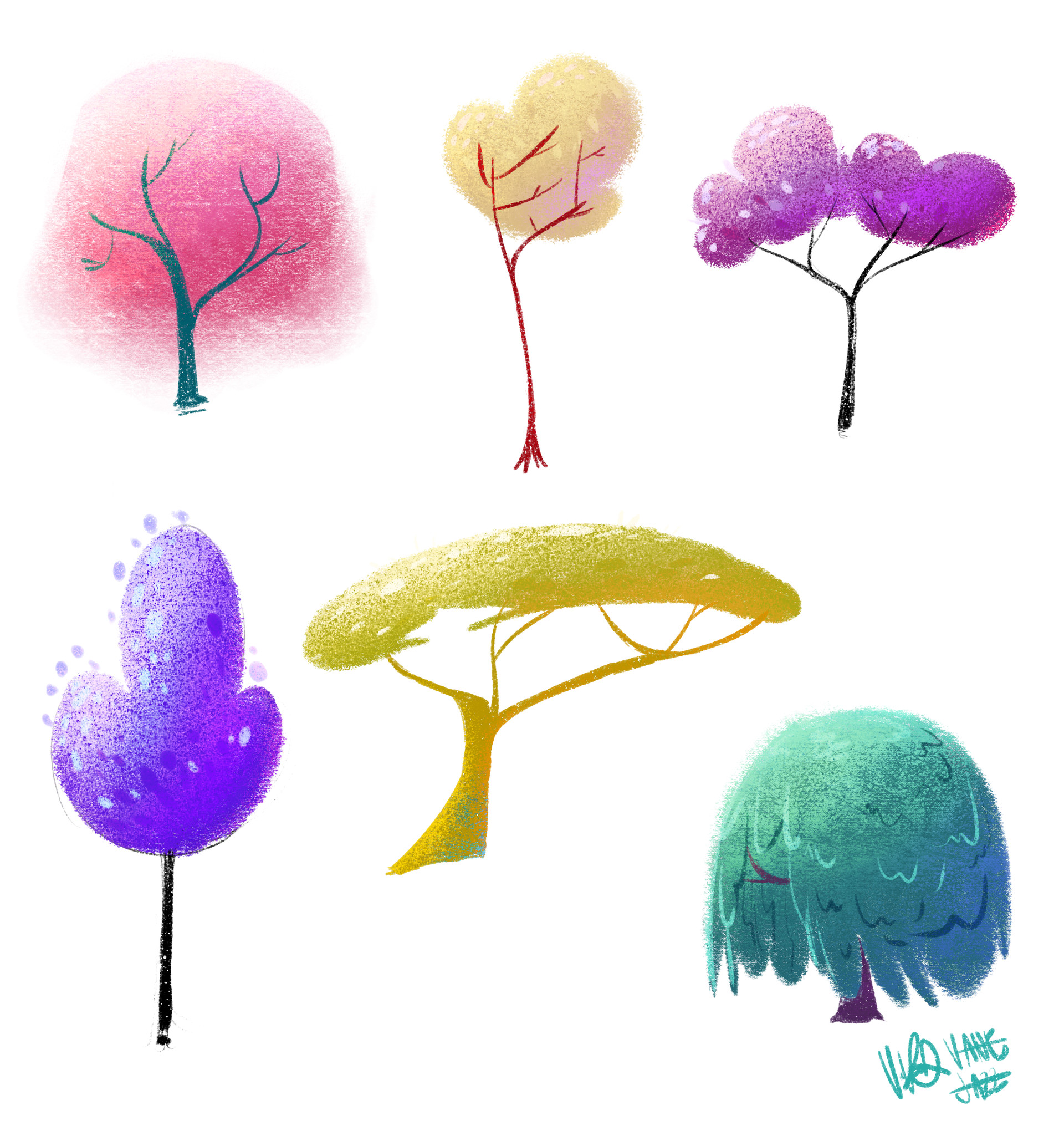 ArtStation - Tree Study
