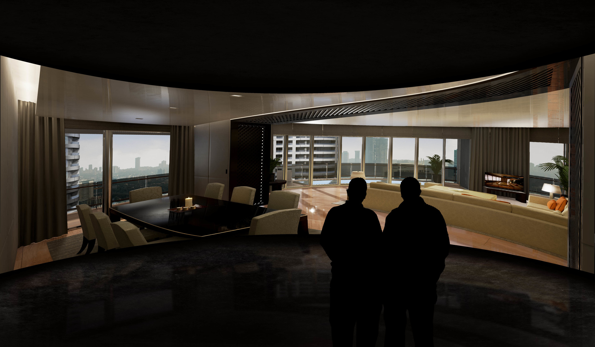 Immersive Design Studios - Pictures of the project running