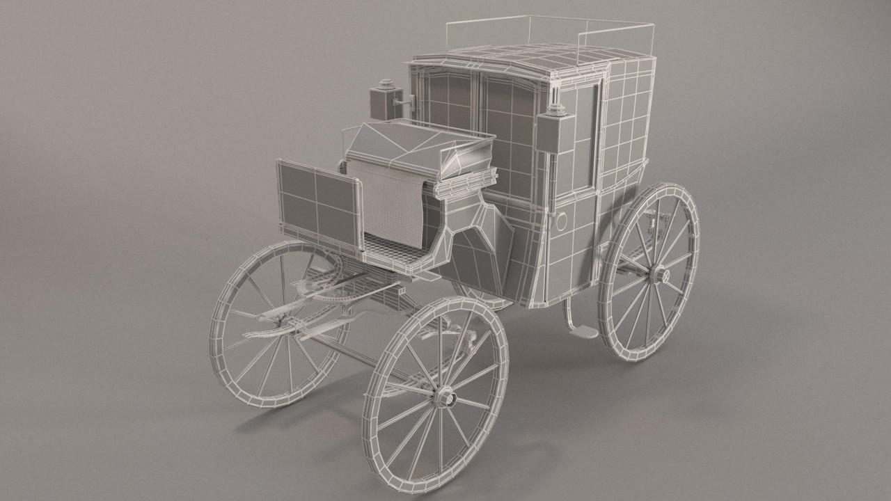 ArtStation - Brougham Carriage