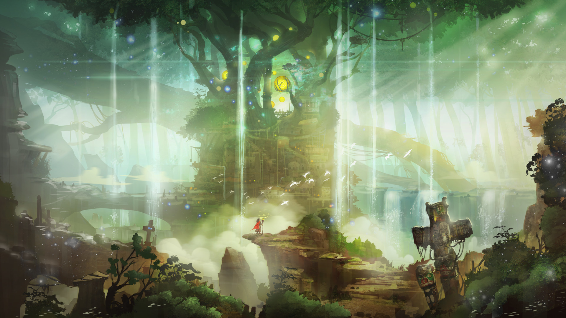 ArtStation - Discovery (hidden village)