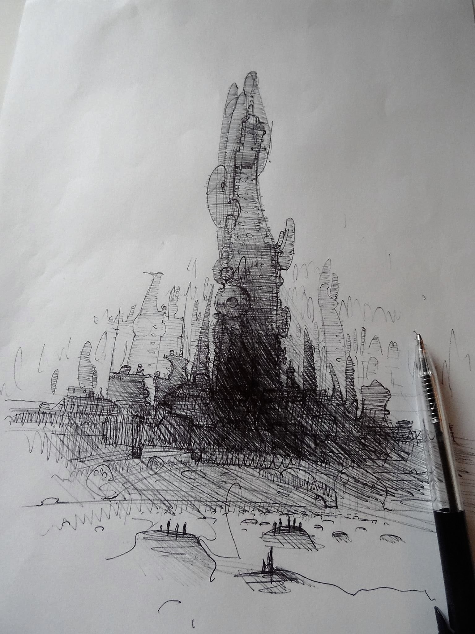 ArtStation - ALIEN Tower