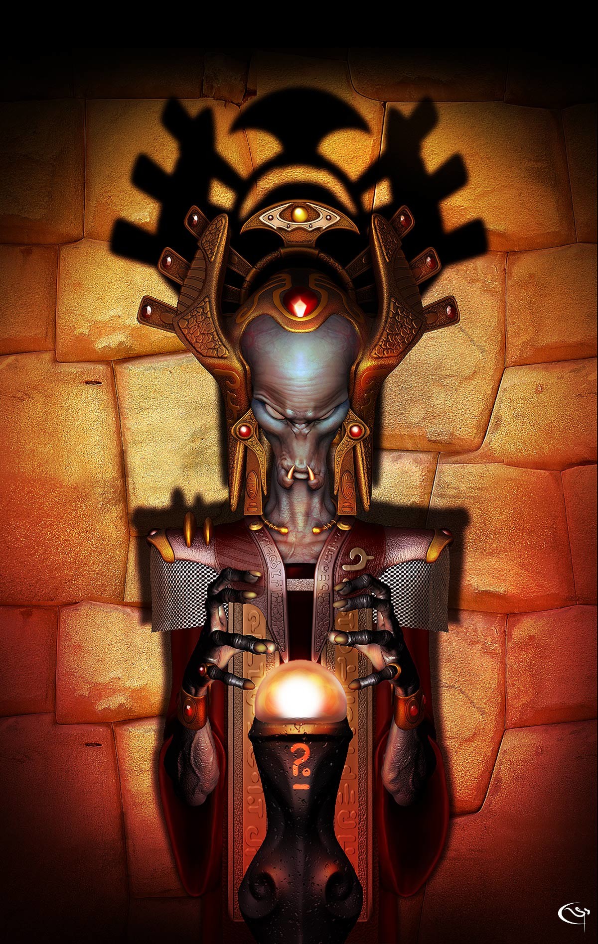 ArtStation - Alien civilisation.