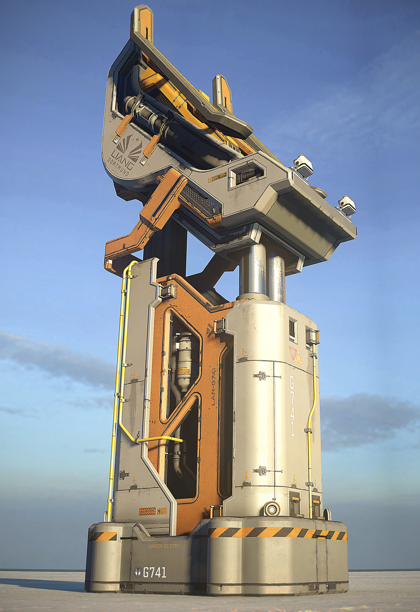 ArtStation - Ship Support Cradle for Halo 5 : Guardians