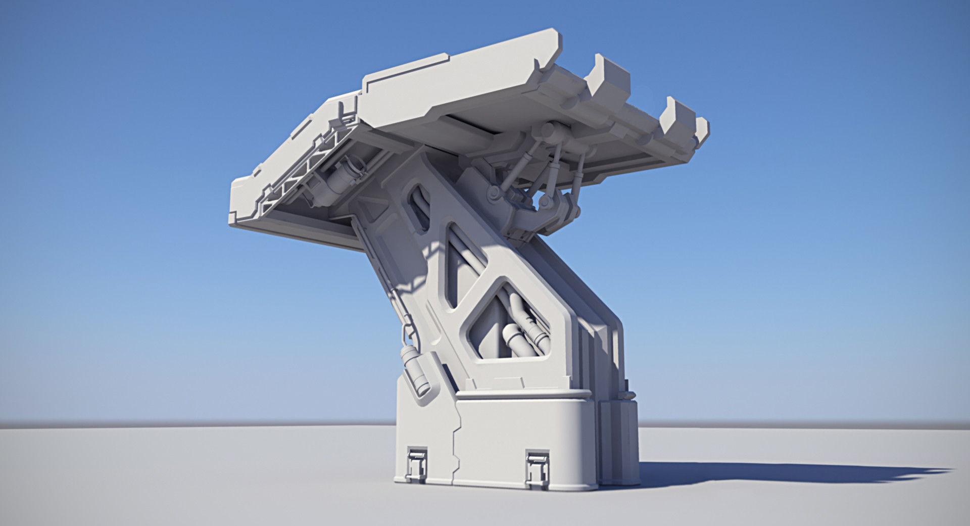 ArtStation - Heavy Vehicle lift for Halo 5: Guardians - Warzone