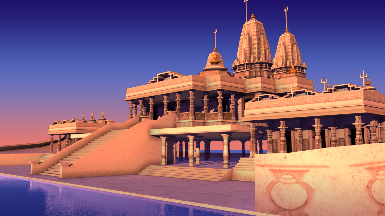 ArtStation - Jain Temple (Texturing): Digital Jalebi