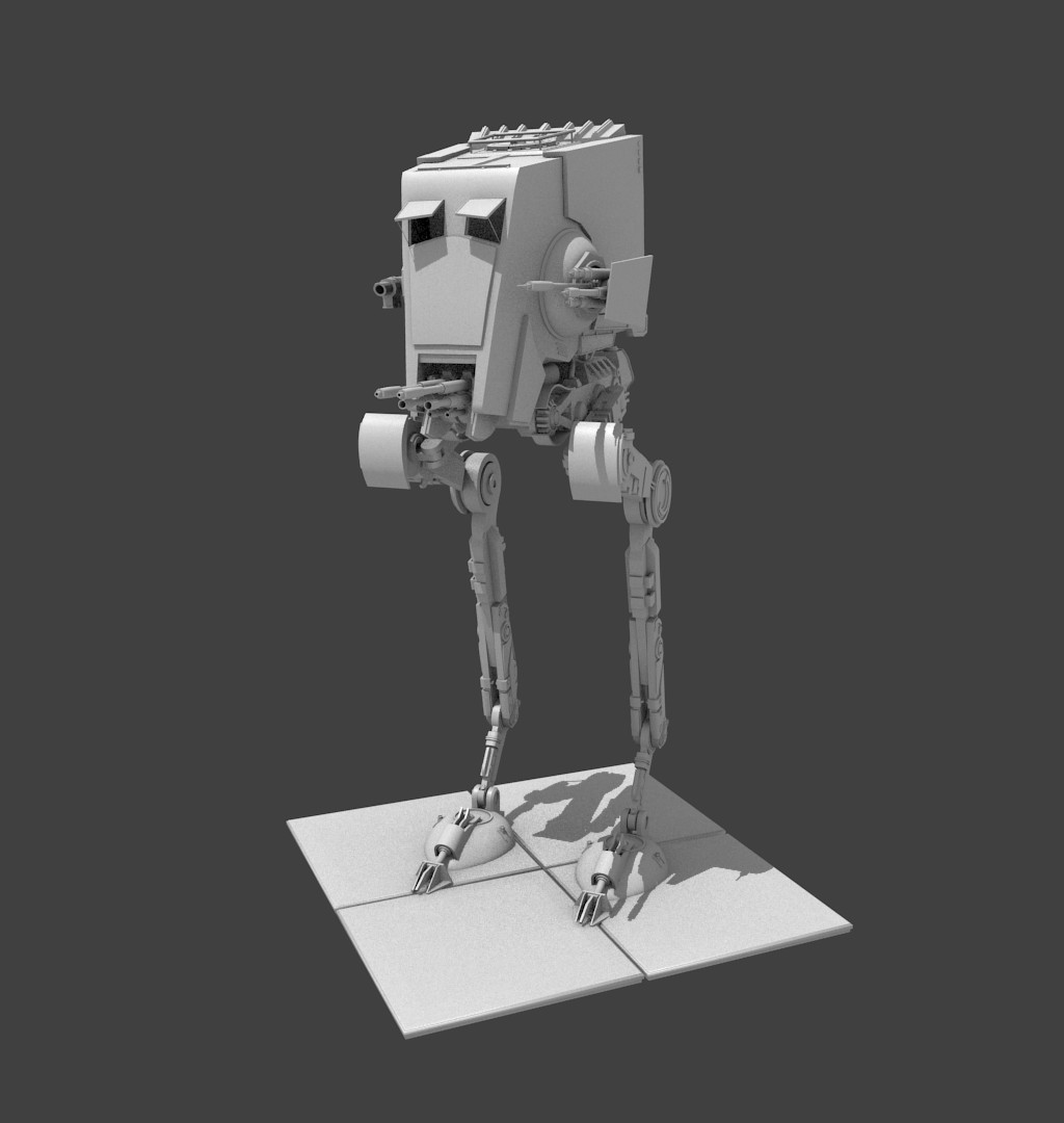ArtStation - Hard Surface At-St Walker