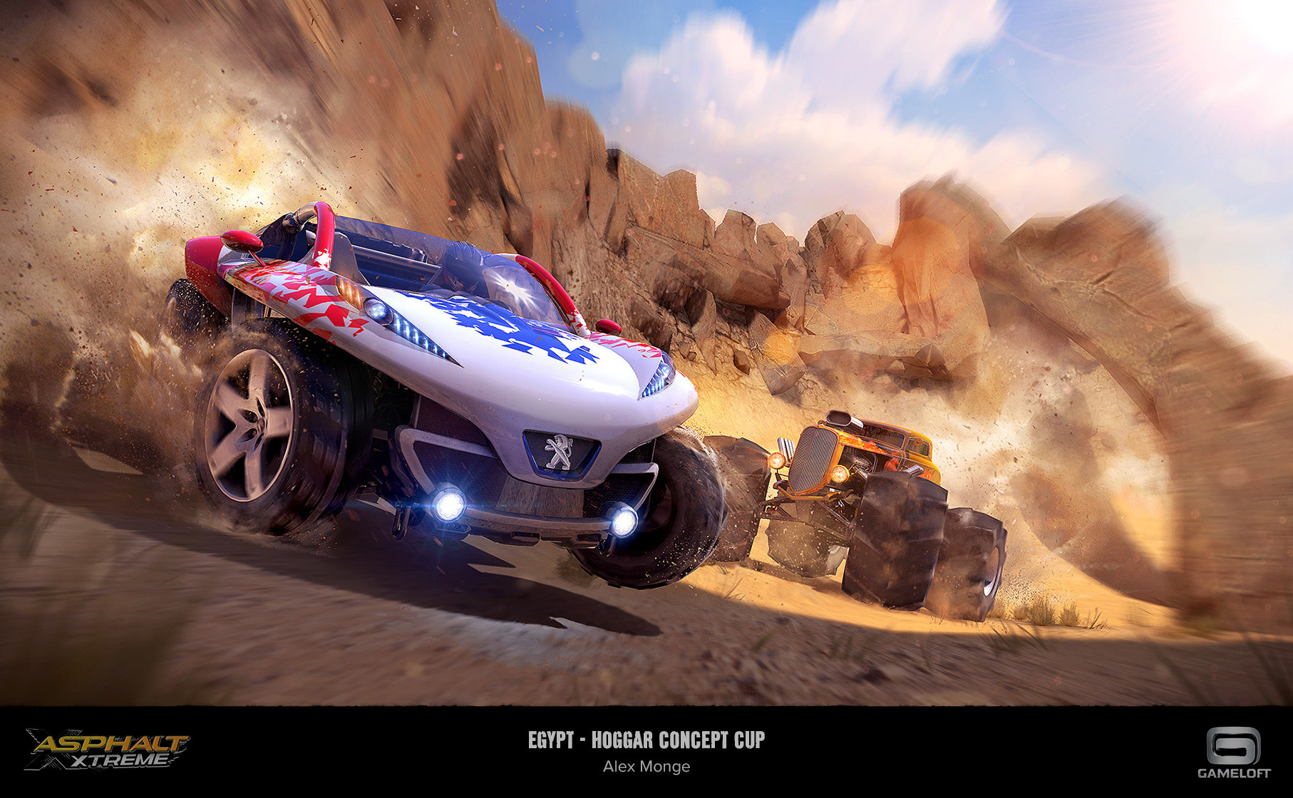 Alex Monge - ASPHALT XTREME - Key Art