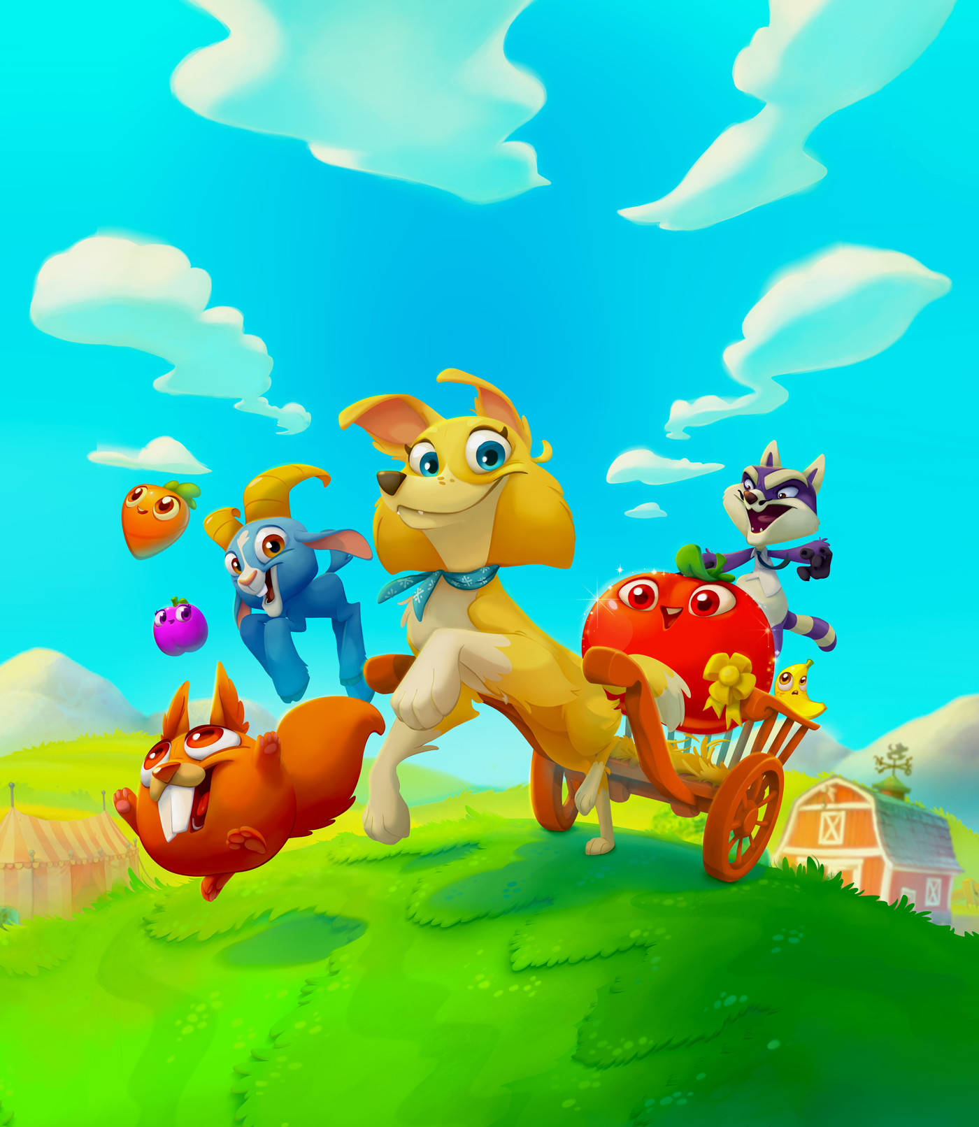 ArtStation - Farm Heroes Title Images