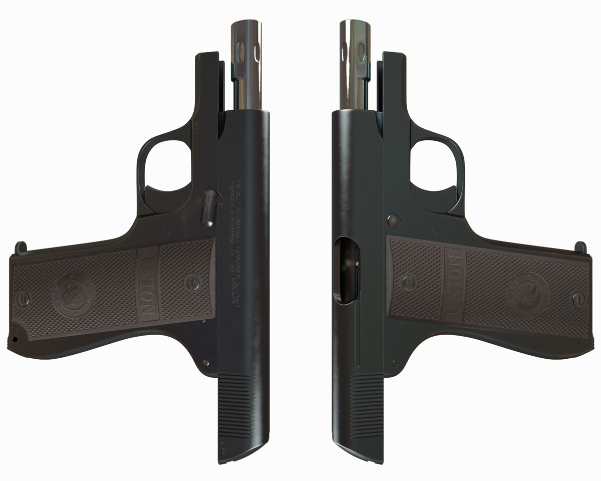 David Sedlák - French UNION Pistol with Horseshoe magazine