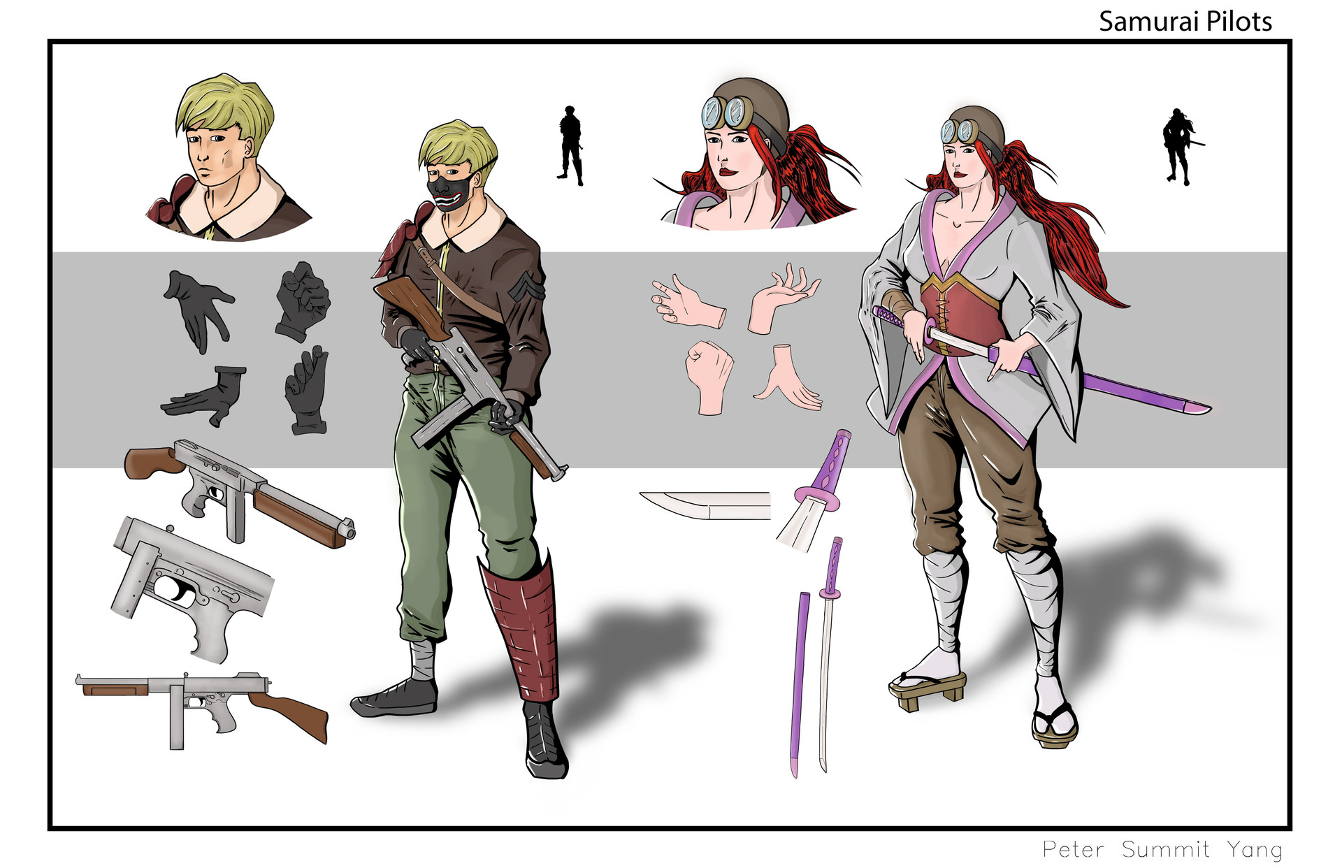 ArtStation - Samurai Pilots