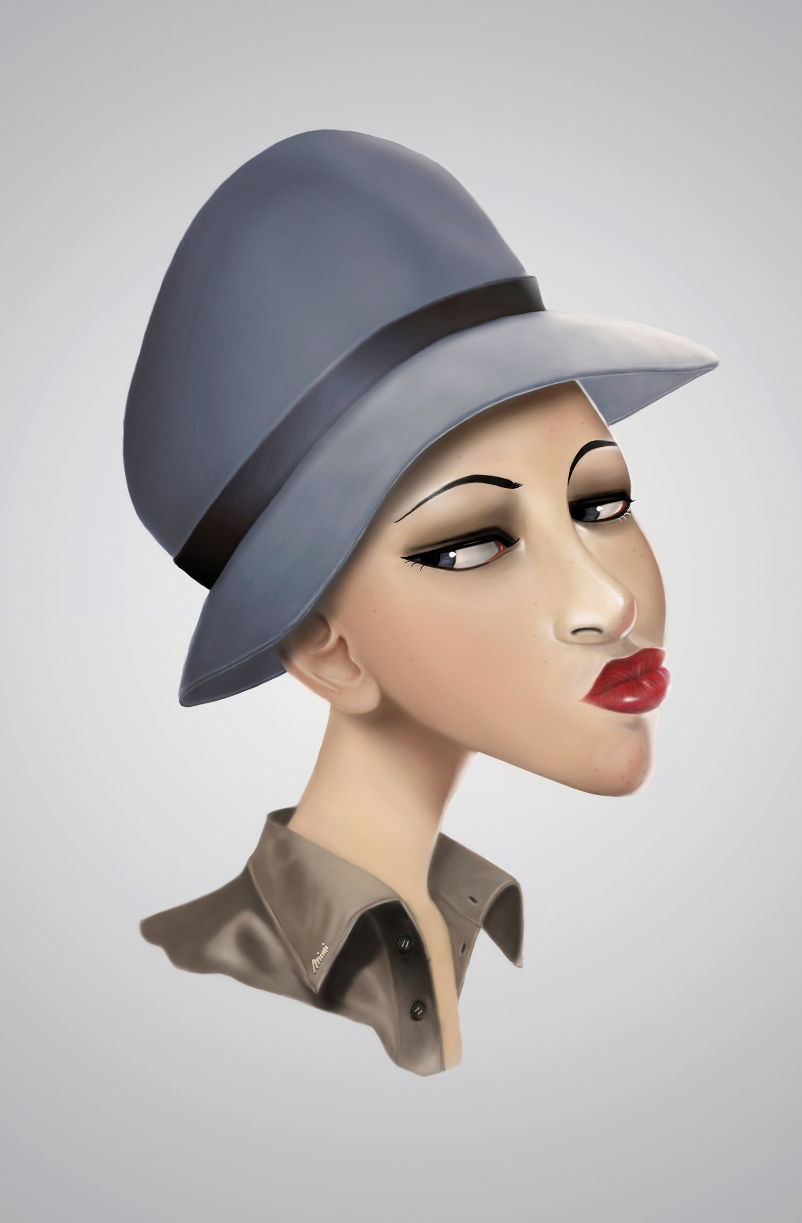 ArtStation - STEALTHY LOOK IN THE MIRROR