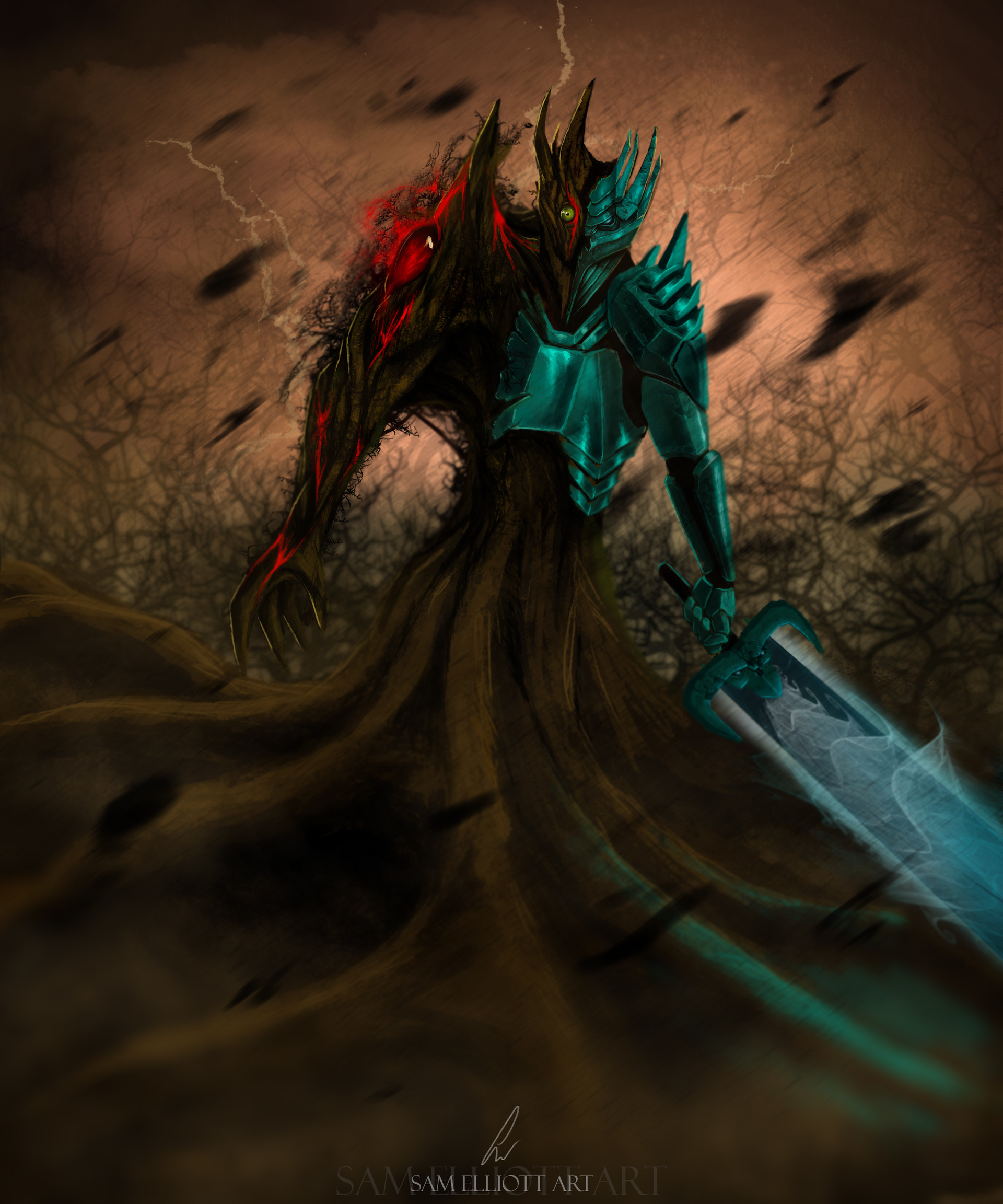 Sam Elliott - DnD illustration