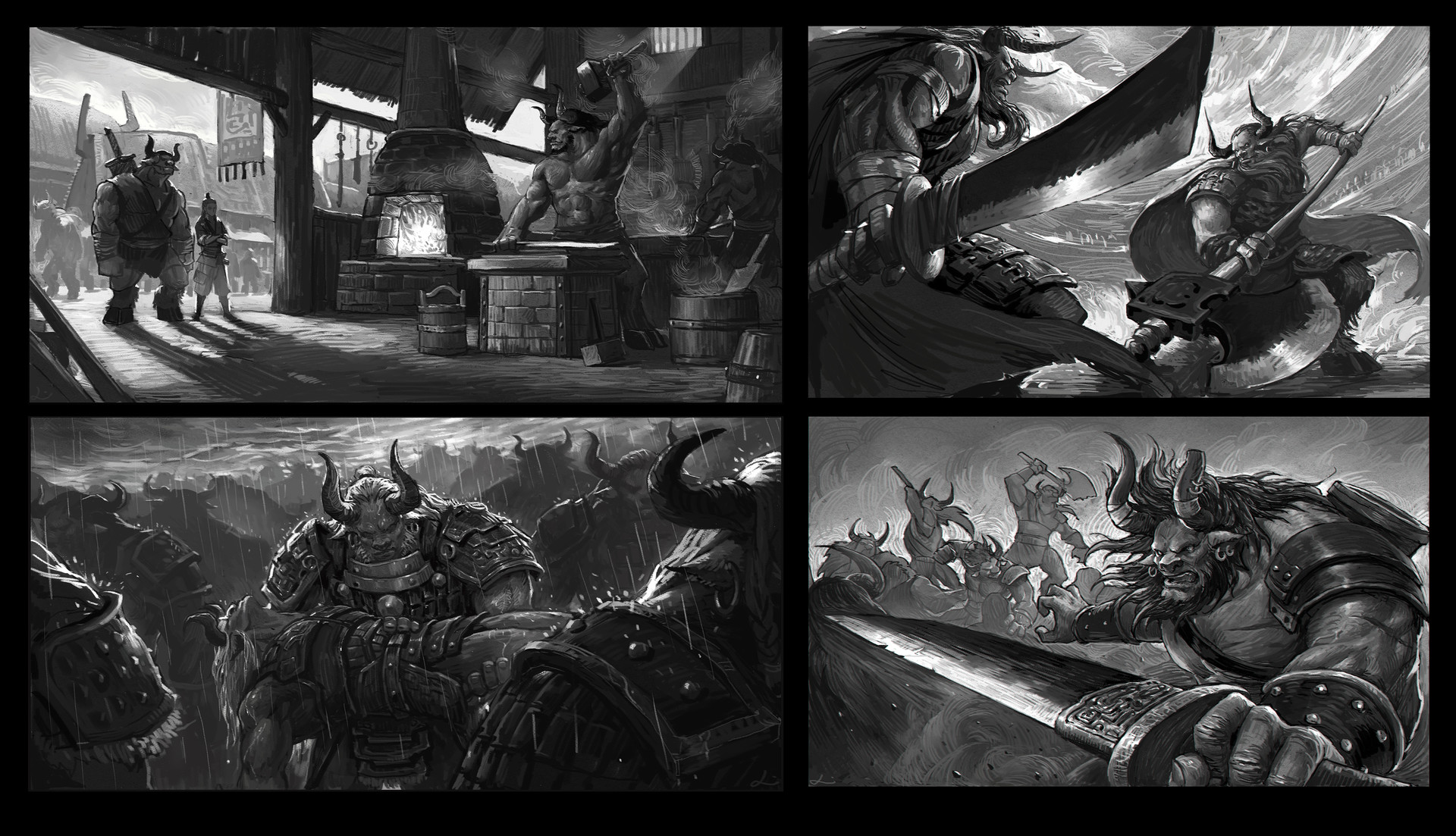 ArtStation - Bull Demon King