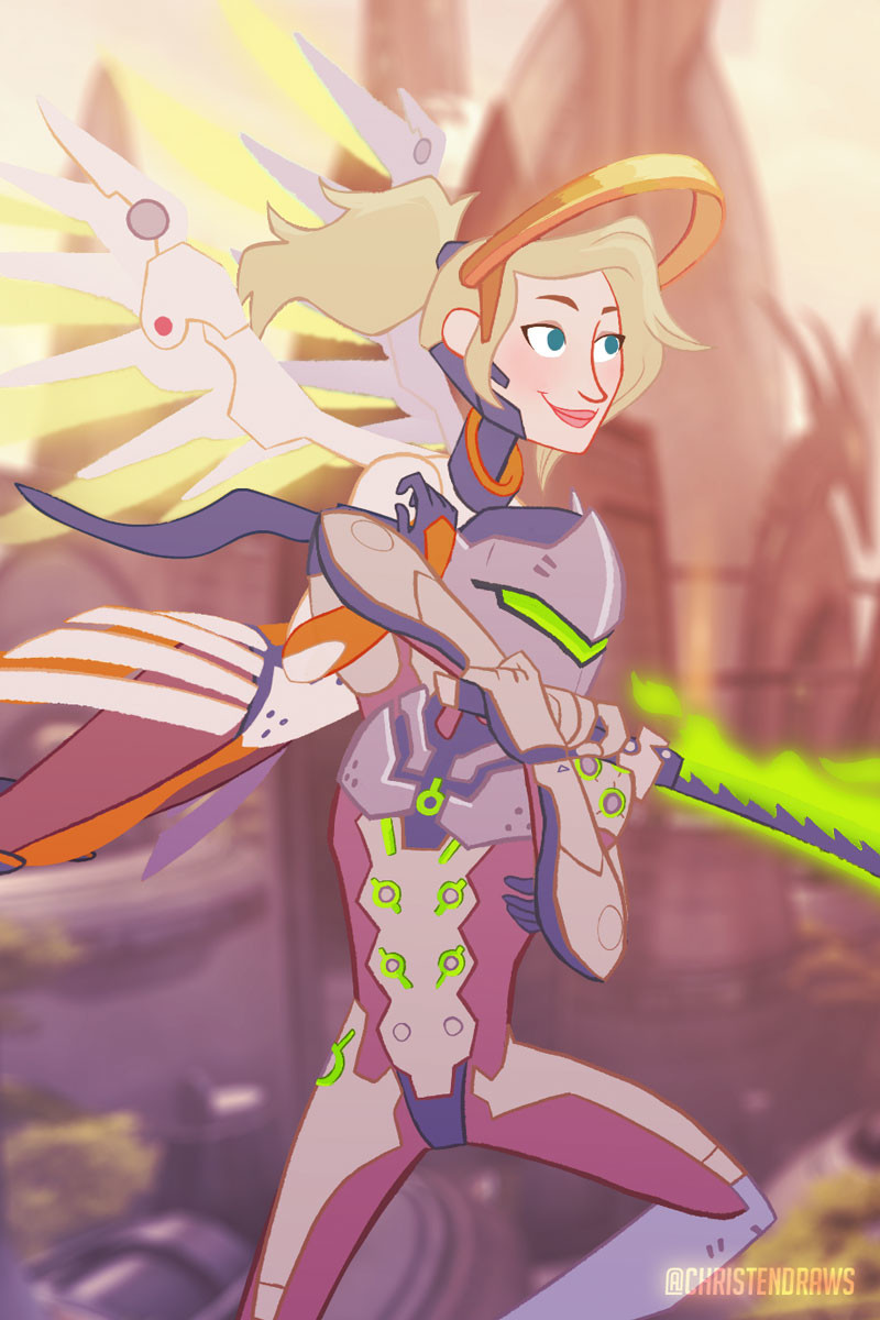 Artstation Mercygenji Fan Animation