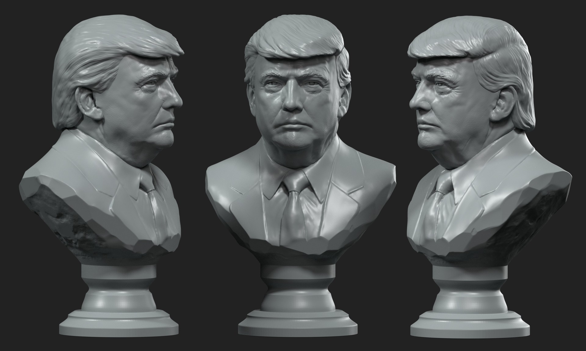 ArtStation - Donald Trump, bust