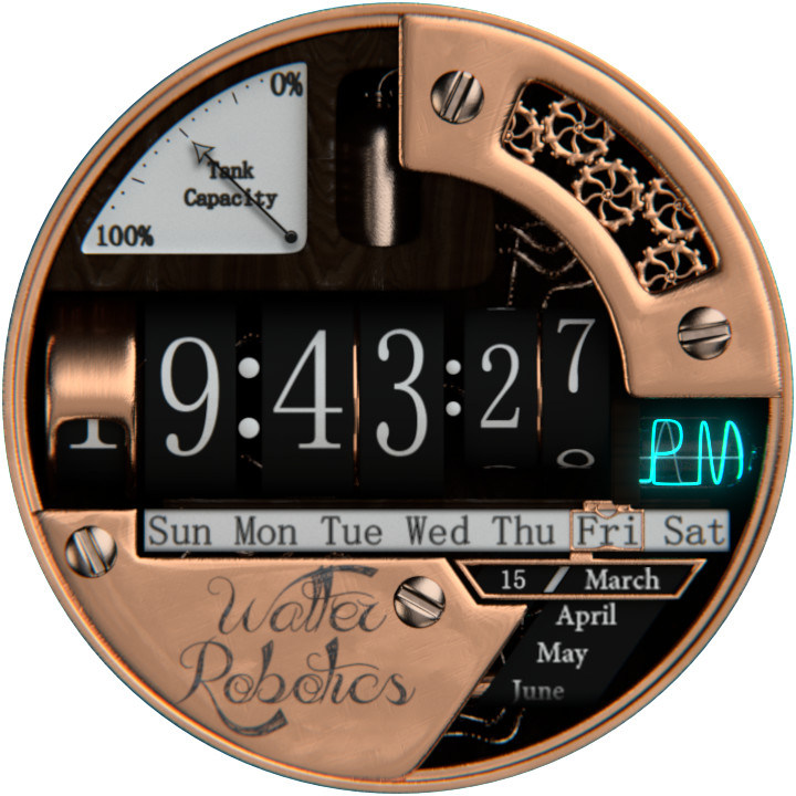 steampunk clock face