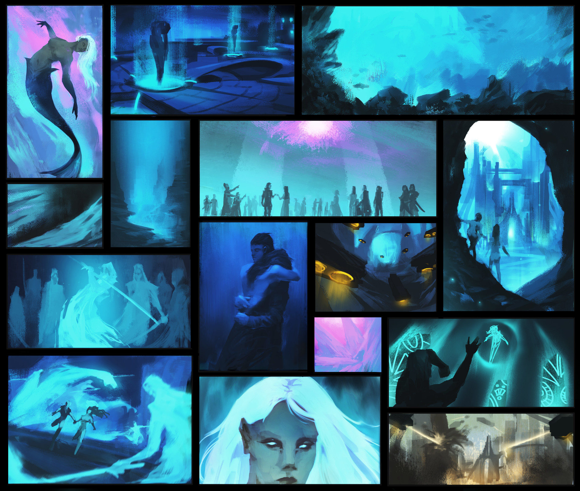ArtStation - "Atlantis" Concept - Storyboard Sketches