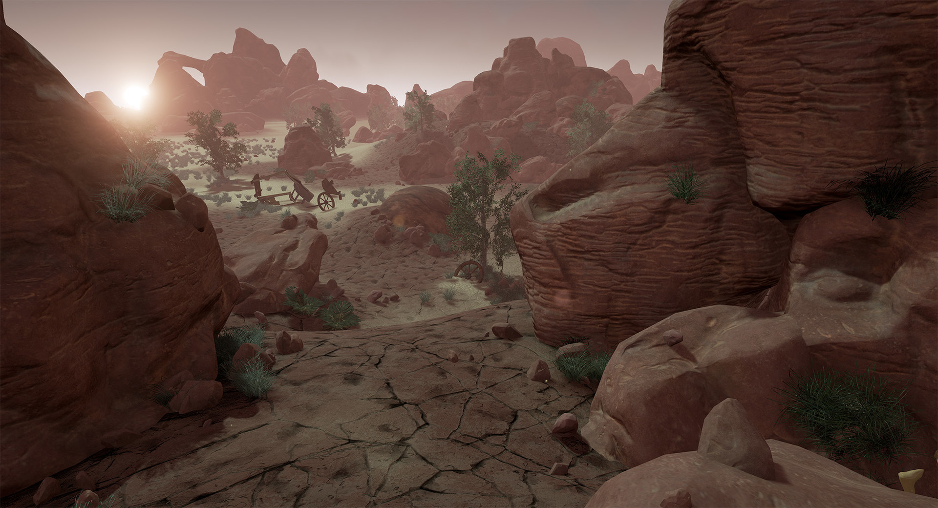 ArtStation - 360° Rocky desert scene UE4