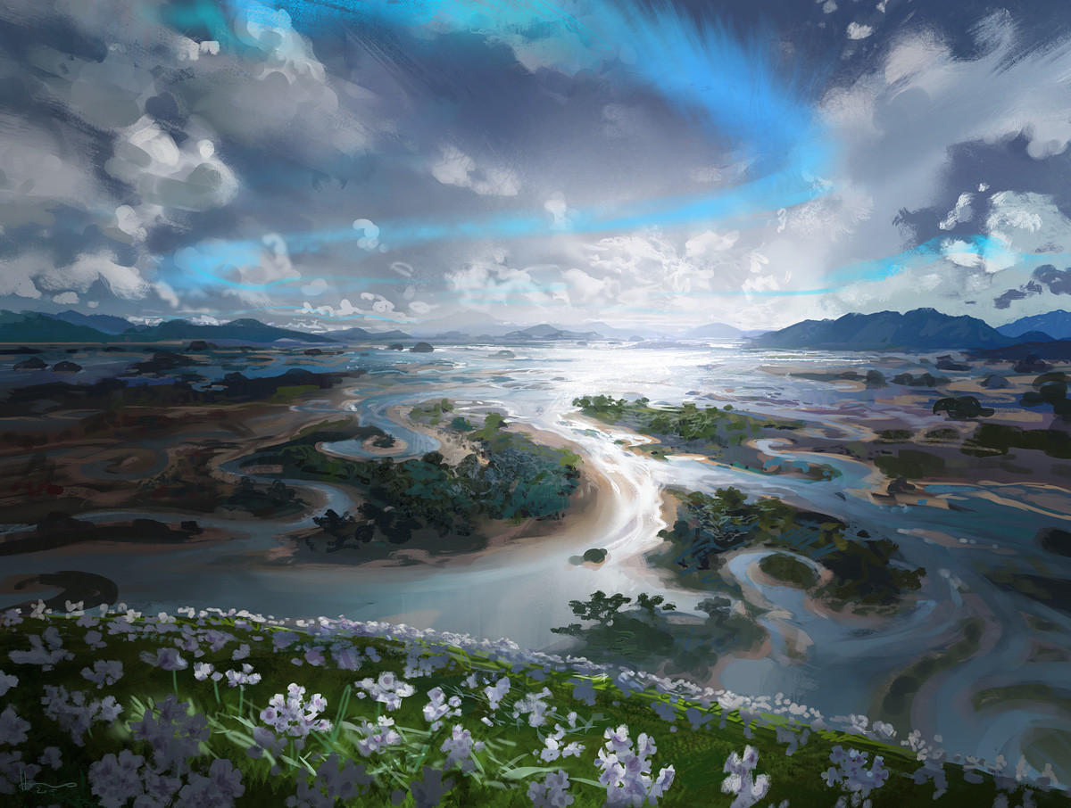 Magic The Gathering Island Art