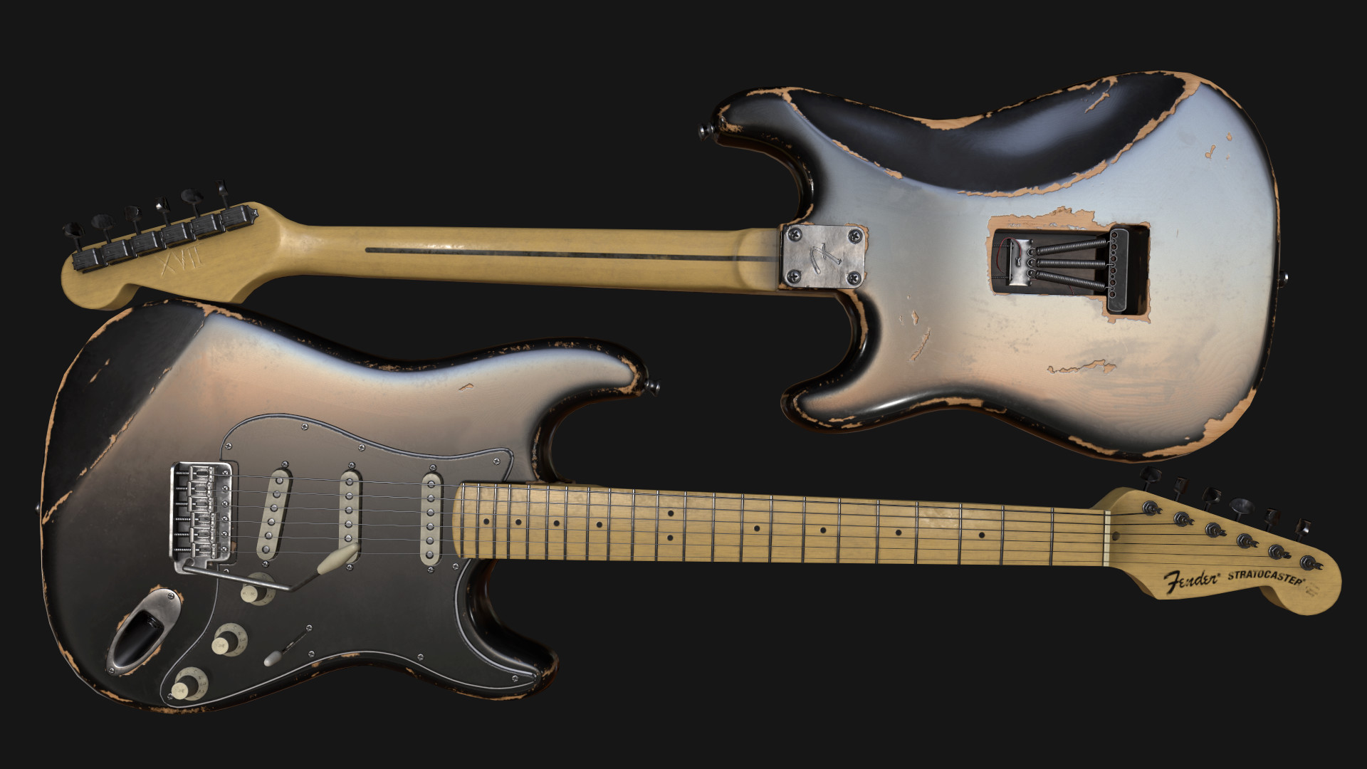 ArtStation - Fender Stratocaster