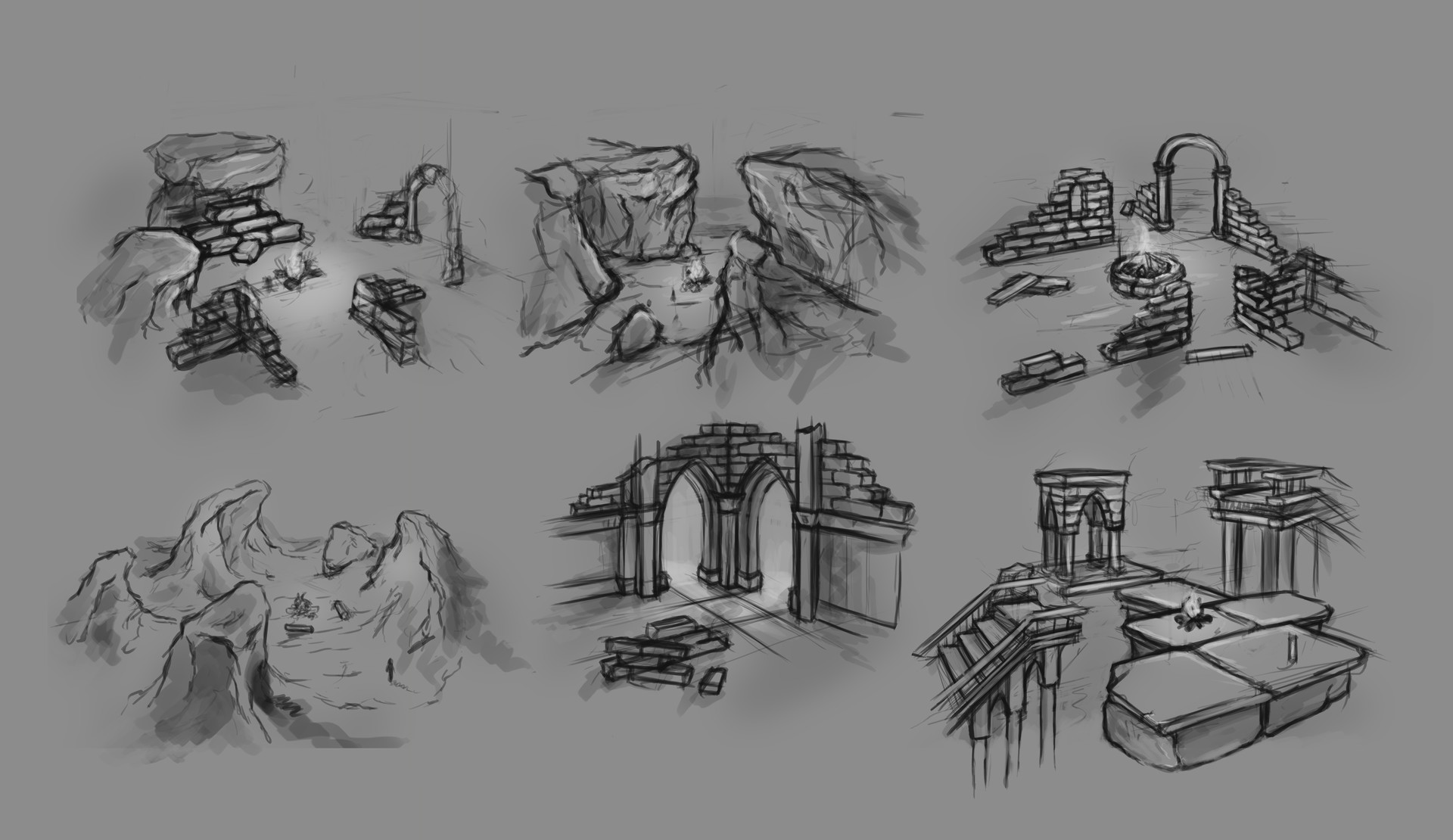 ArtStation - Bandit hideout