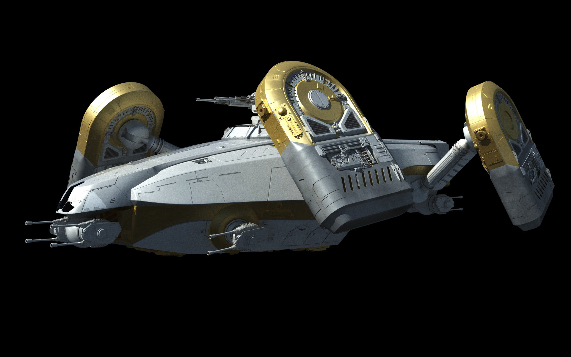 Ansel Hsiao - Mandalorian dropship