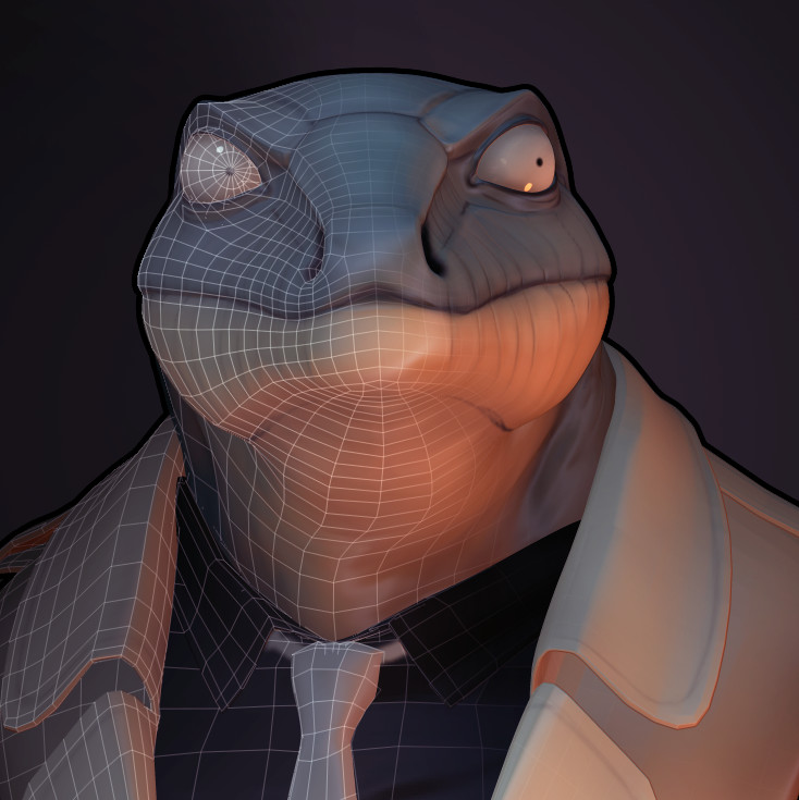 Anaïs Simonnet - Blacksad Lizard Bust