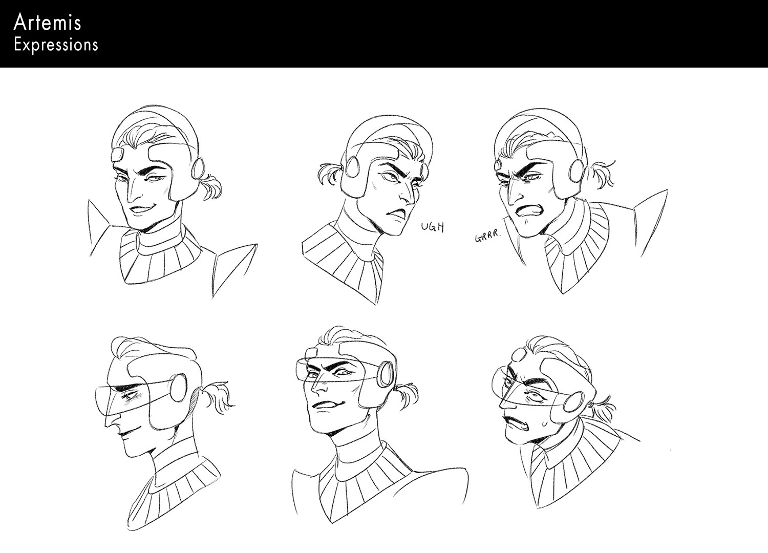 PermaDeath Opera - Artemis Character Design