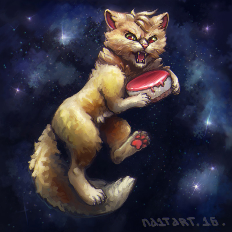 ArtStation - Cat cake