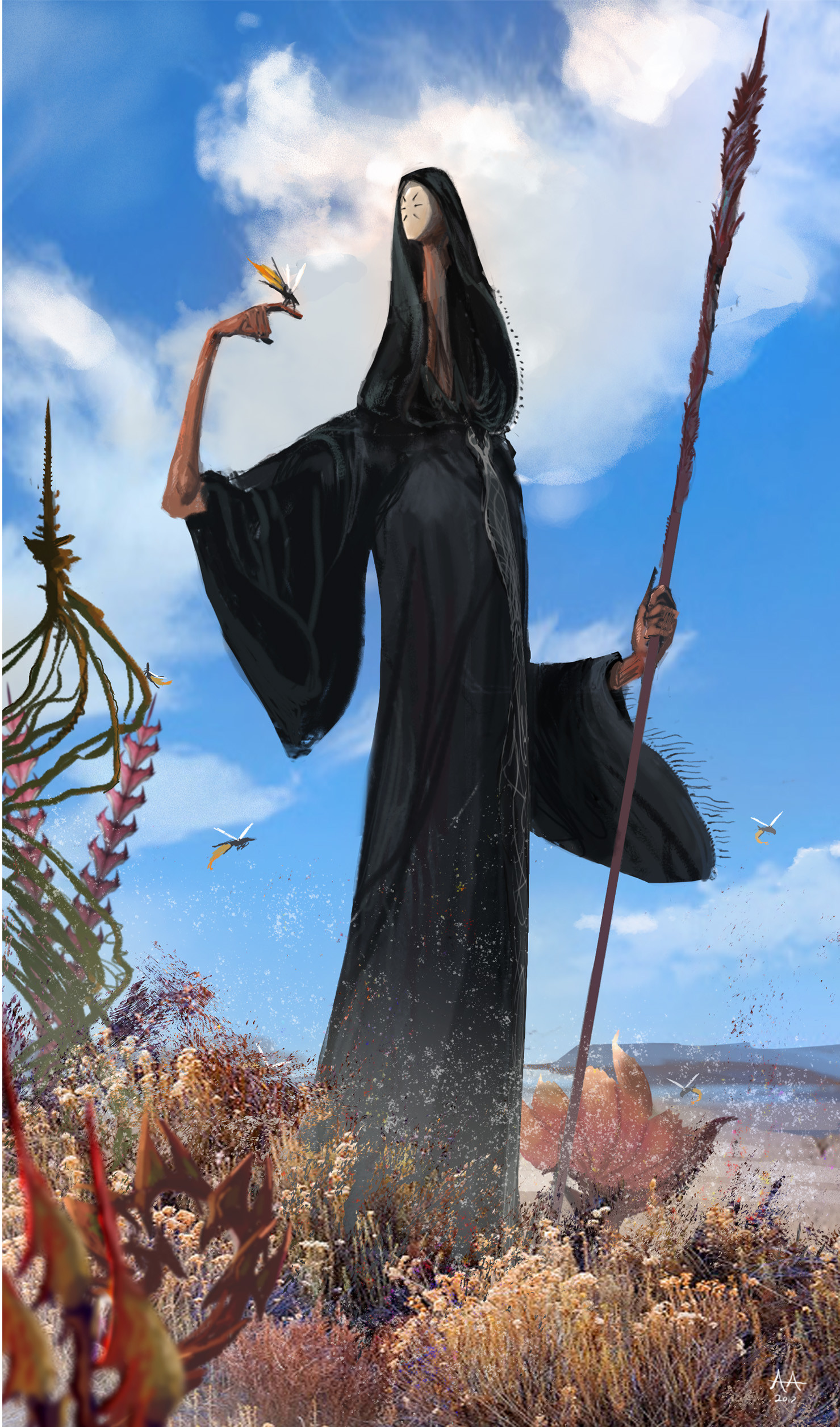 ArtStation - Intelligent Desert Alien Concept