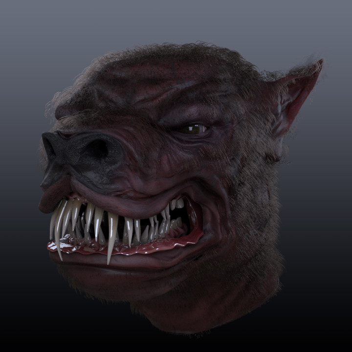 werewolf face