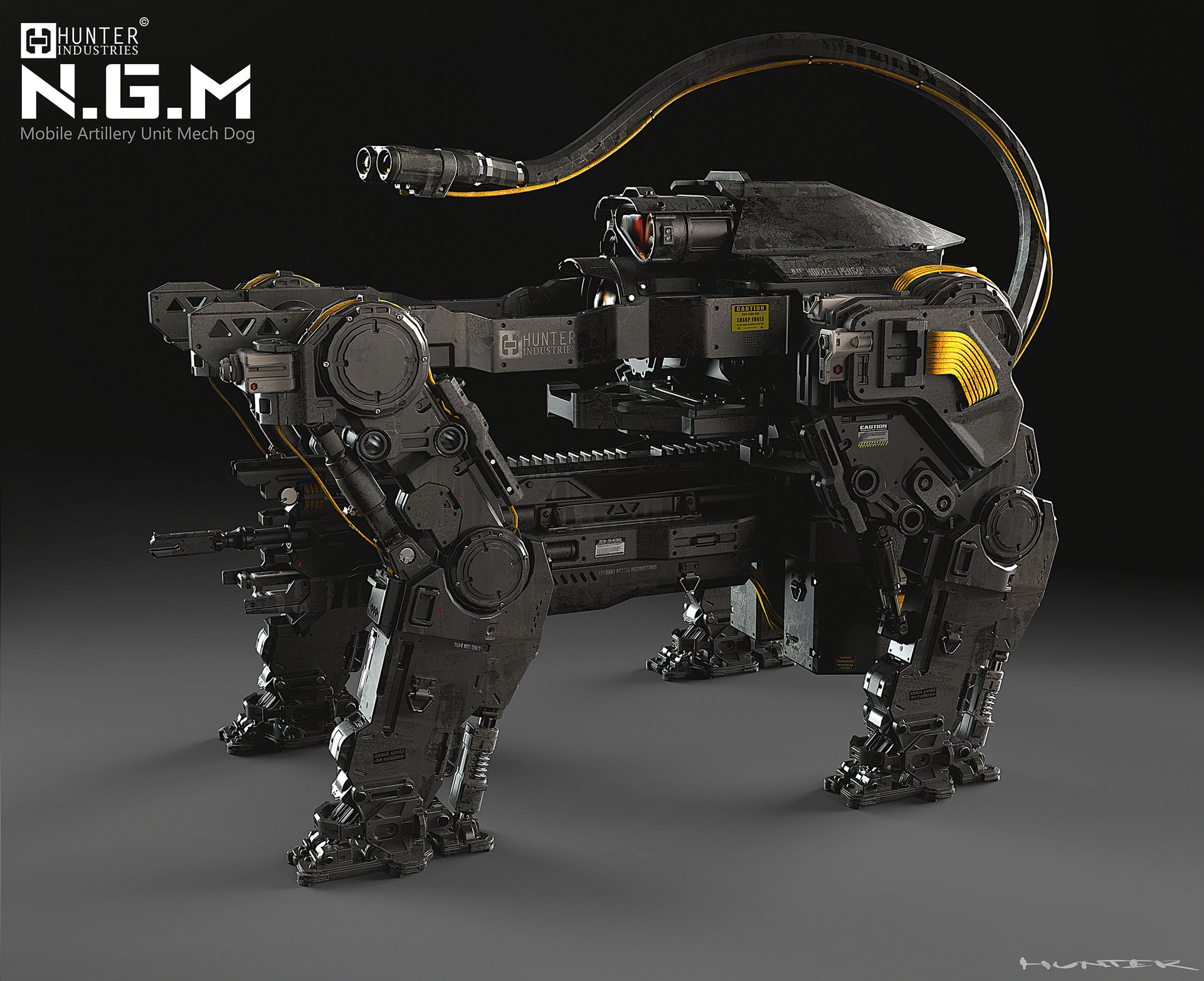 N.G.M Artillery Unit by Hunter Liang : r/ImaginaryTechnology