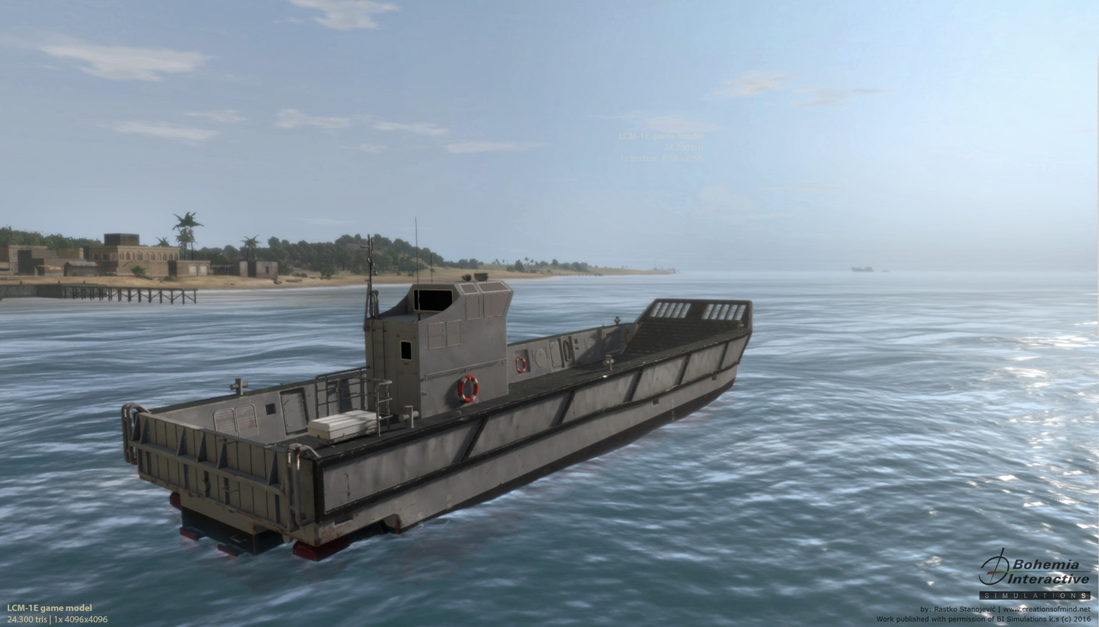 Rastko Stanojevic - LCM-1e Landing Craft (game model)
